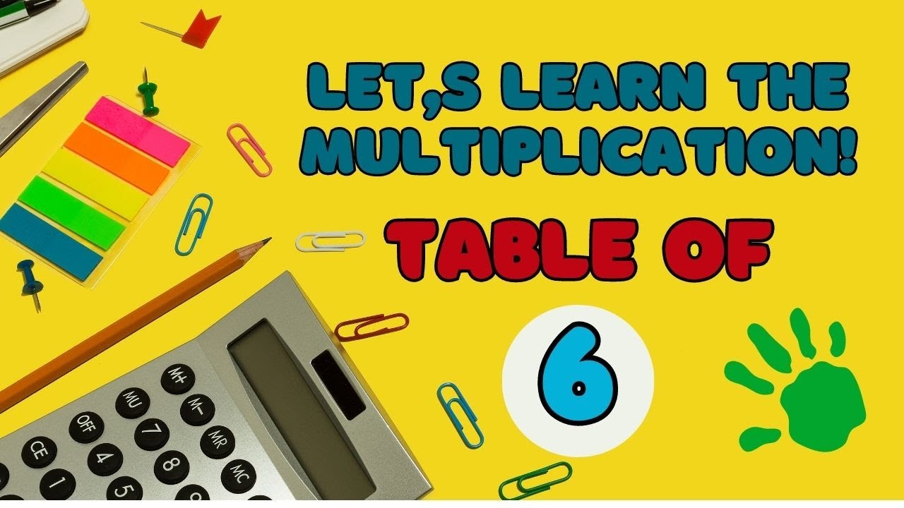 Let's learn the multiplication with Hungry Caterpillar! Table of 6 ...