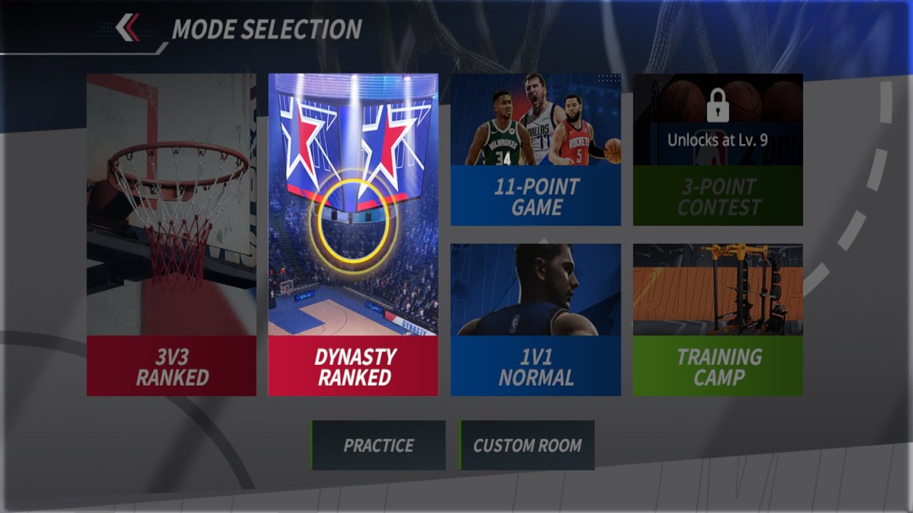 Dynasty Ranked NBA Infinite Mobile - YouTube