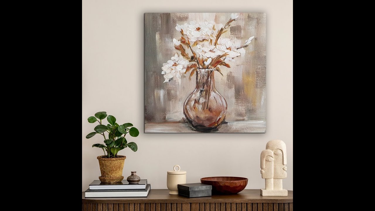 Simple Acrylic Painting Tutorial /Still Life for Beginners/MariArtHome ...