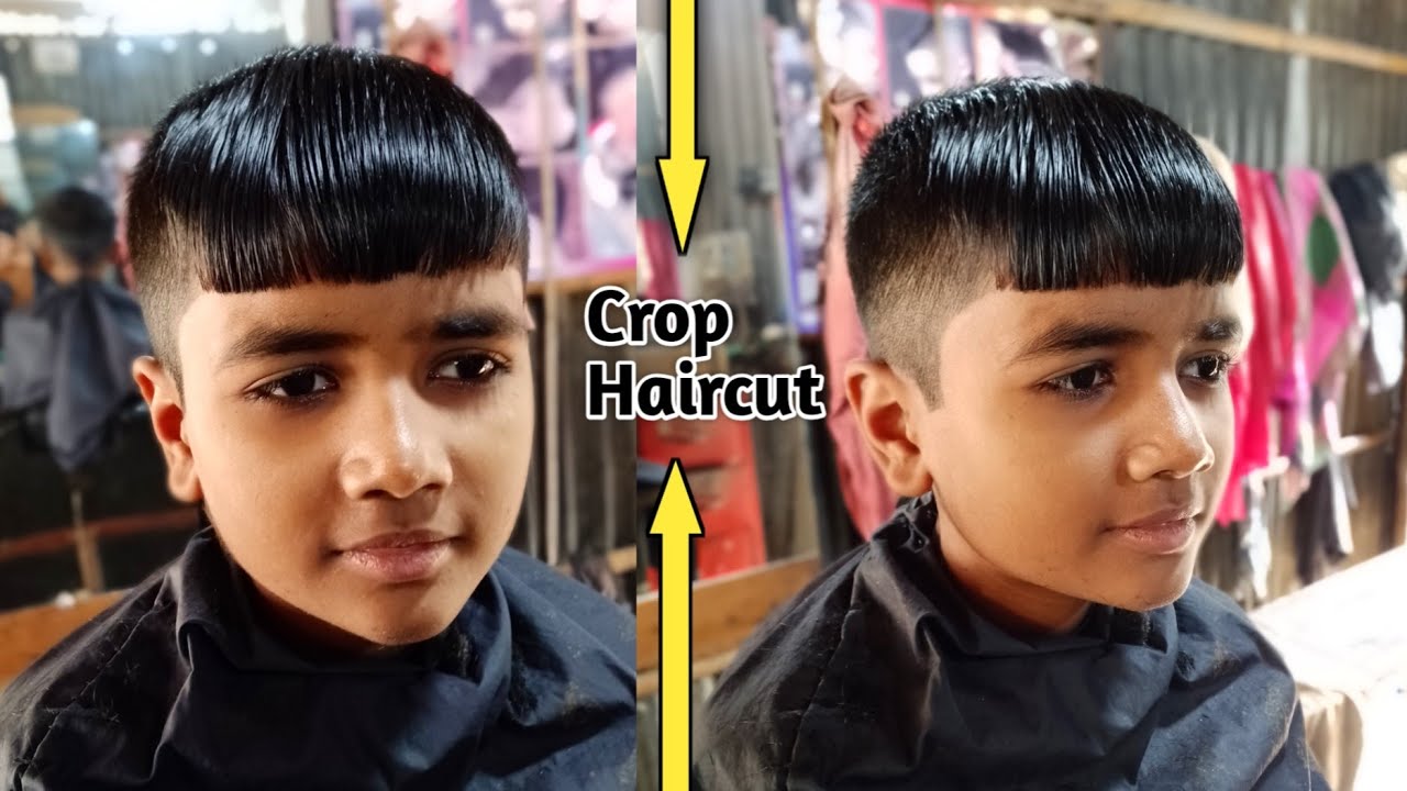 How To Give Crop Hair Cutting, New Crop Haircut, Ananda Tripura Barber ...