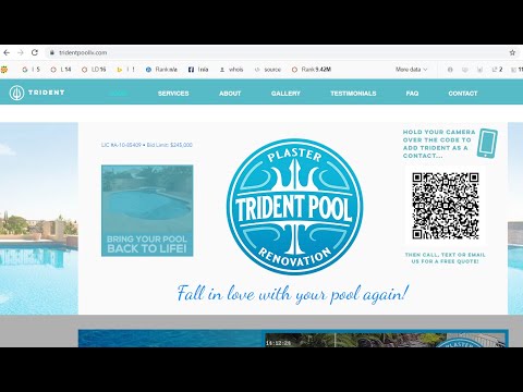 Trident Pool | Las Vegas Pool Renovation - Website Review - YouTube