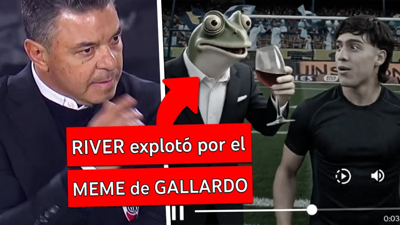 RIVER se hartó del MEME de GALLARDO por esto 🤬| Los videos de SAPARDO ...