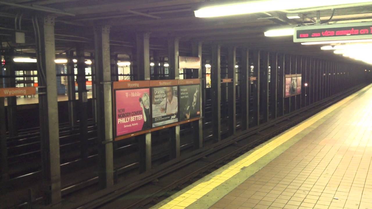 Broad Street Line Express northbound - YouTube