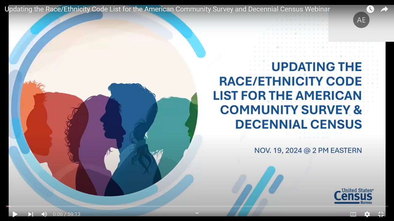 Updating the Race/Ethnicity Code List for the American Community Survey ...