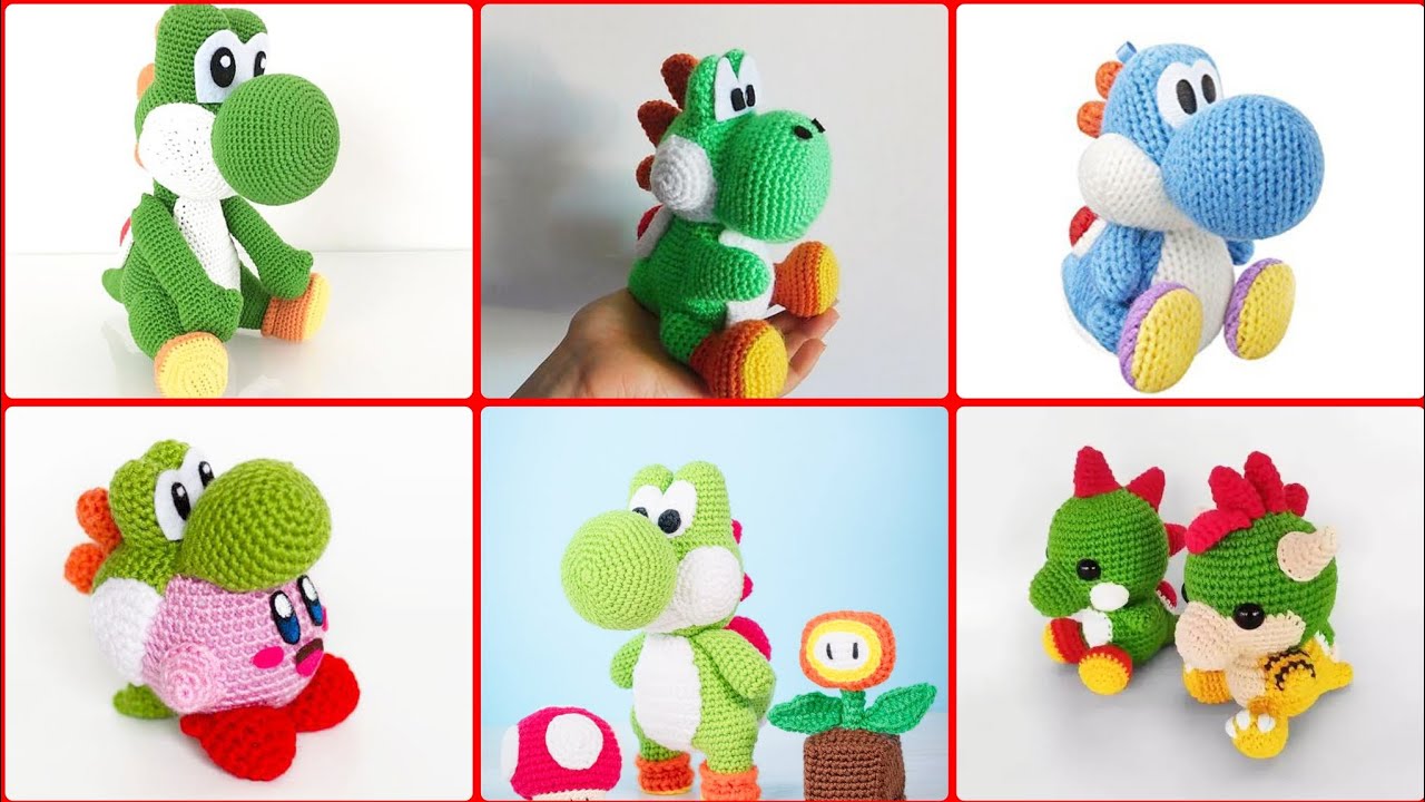 Crochet Yoshi free Pattern - YouTube