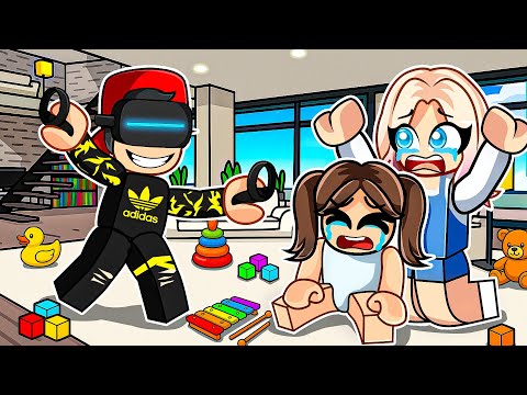 VR ÇOCUKLAR YİNE İŞ BAŞINDA😱ROBLOX BROOKHAVEN🏡RP