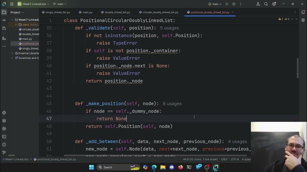 CIS 2001 - CS 2 for Data Scientists ( Python ) - Winter 2025 - Positional Linked Lists & Midterm ...
