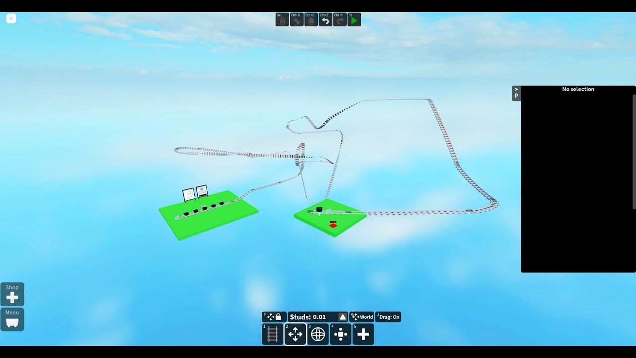 roblox create a cart ride 2! - YouTube