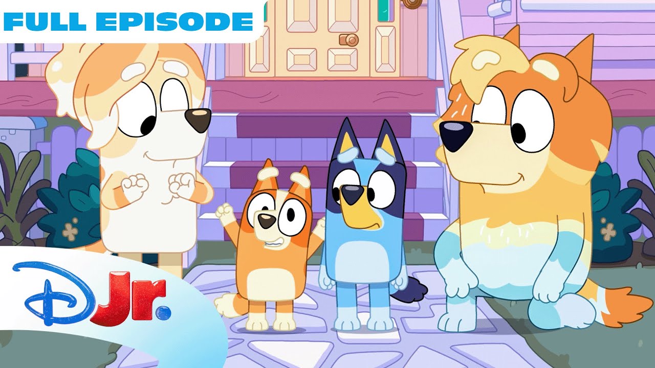 Bluey "Double Babysitter" FULL Episode! | @disneyjr - YouTube