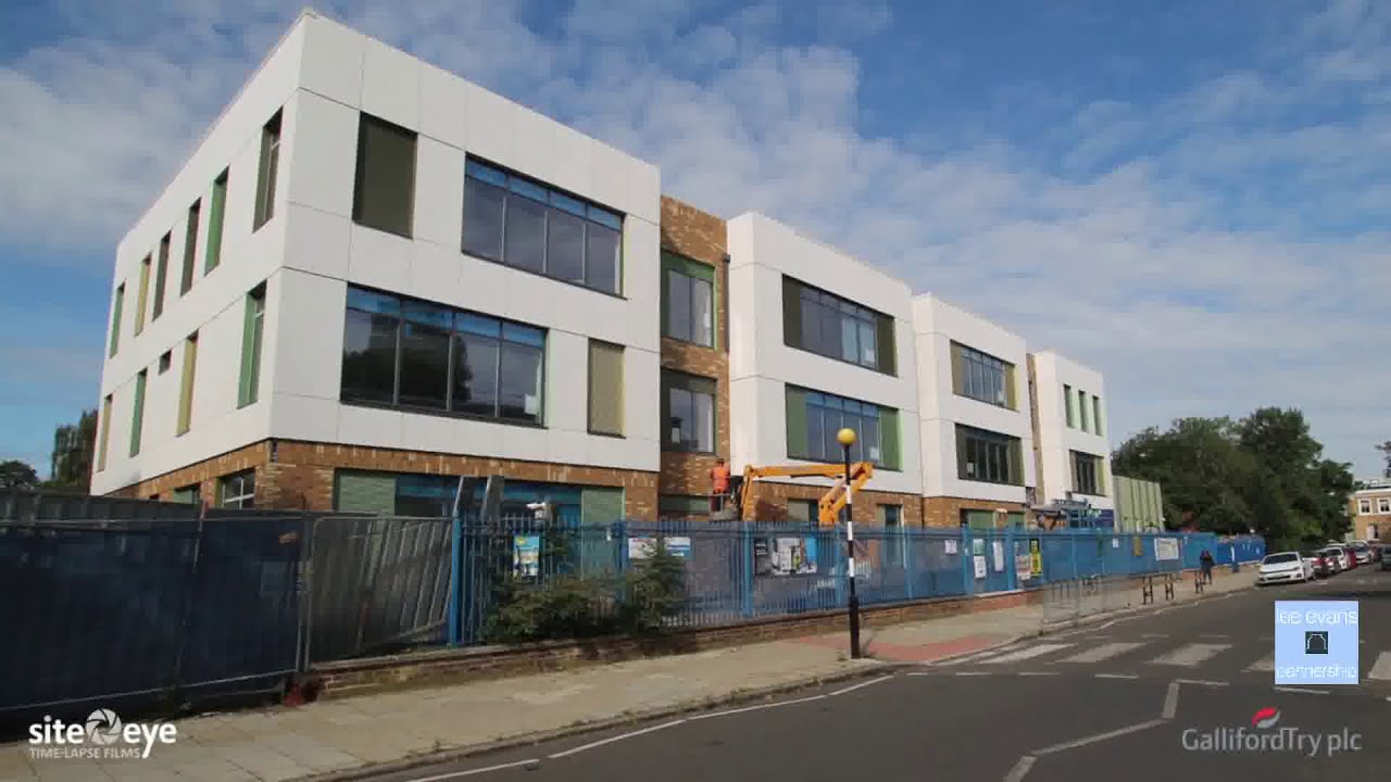 Allen Edwards Primary School Construction Time Lapse - YouTube