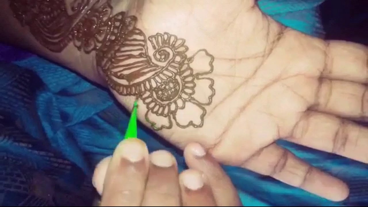 Easy And Simple Mehandi Tutorial For Beginners!! - YouTube