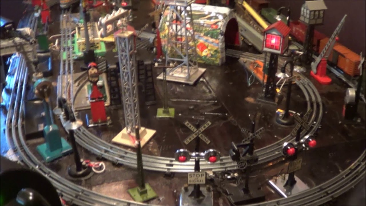 Marx 333 lighted passenger set - YouTube