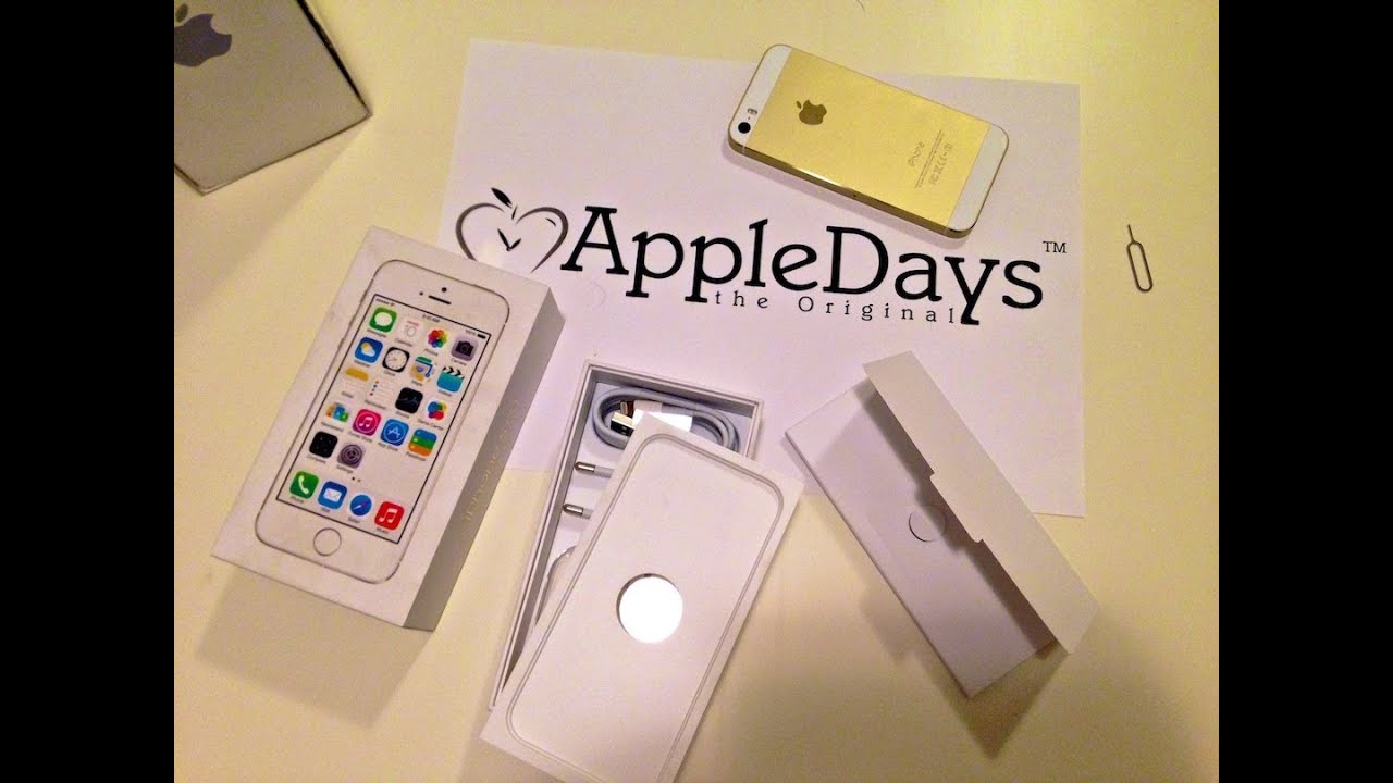 Unboxing & Recensione completa di iPhone 5S Gold - YouTube