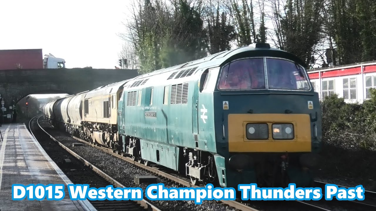 D1015 Western Champion returns for Mainline Test with 66714. 10/01/24 ...