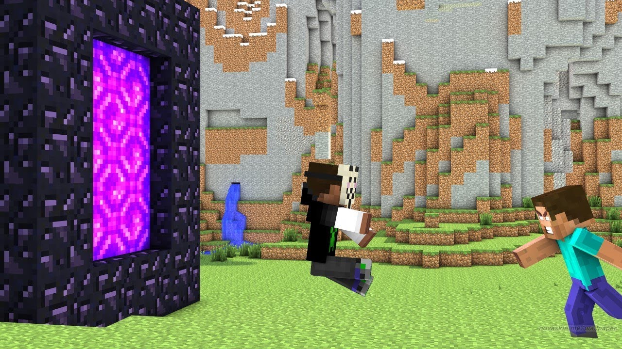 MineCraft Tutorial / How to Link Nether Portals / How to Build Nether ...