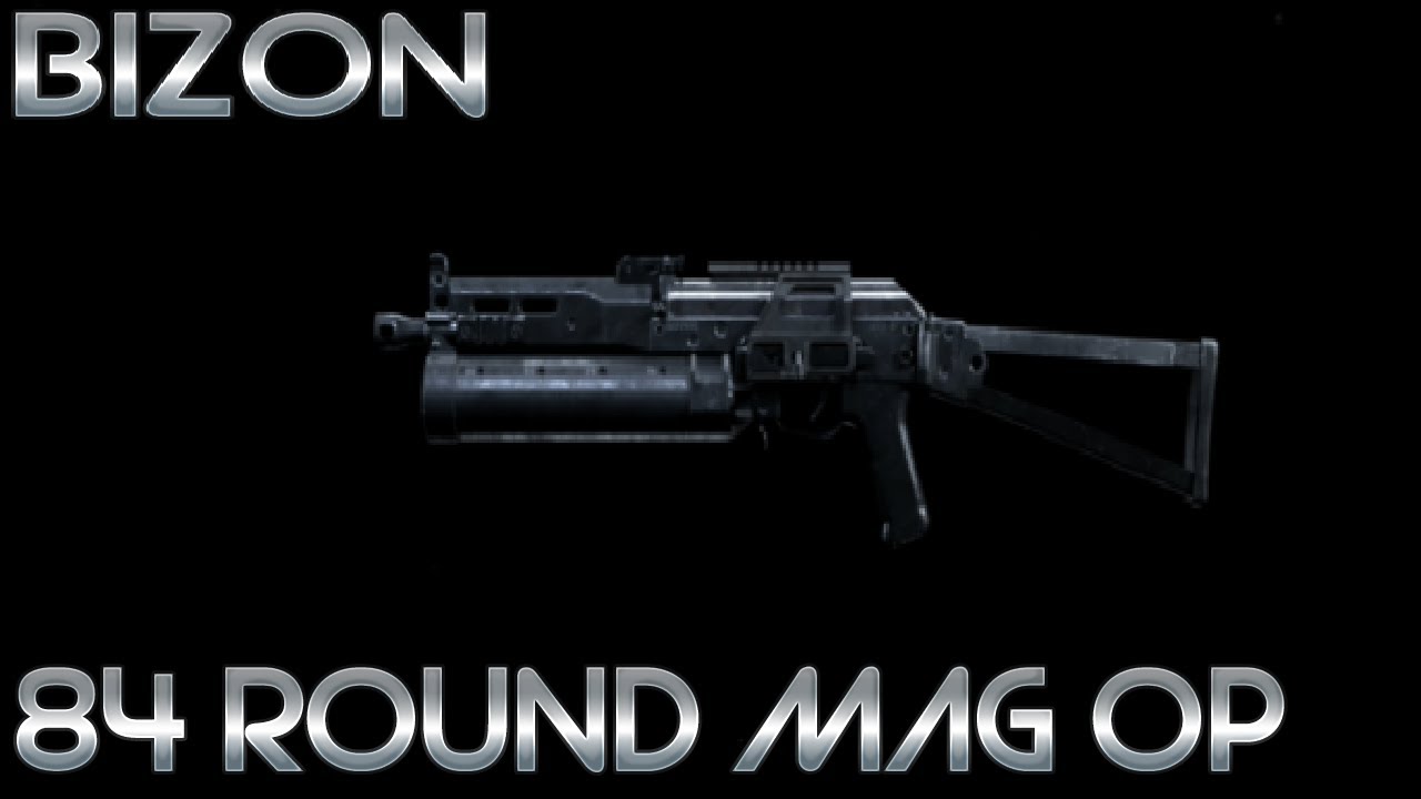 I love the 84 round mag on the Bizon in Search... - YouTube