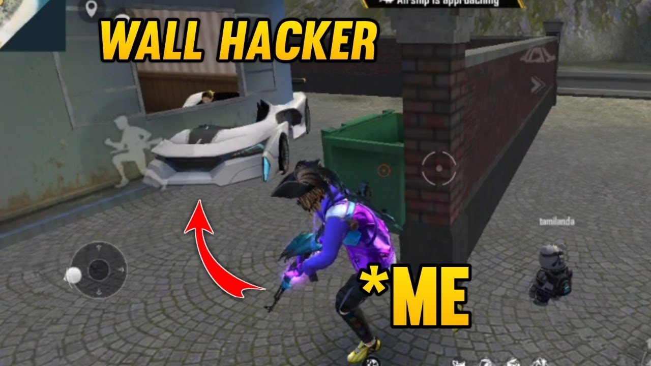 Wall Hacker VS Me Who Win 🤔 World's No. 1 Hacker In free fire - YouTube
