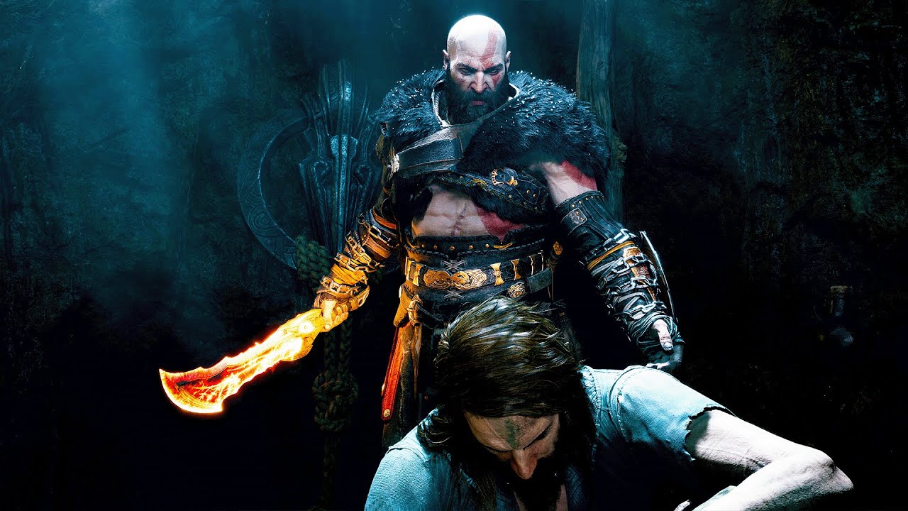 KRATOS FREES 'TYR' (CLOAKED SCENE) - YouTube