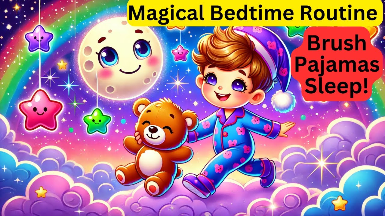 Magical Bedtime Routine - Brush, Pajamas, Sleep/ Relaxing & Happy ...