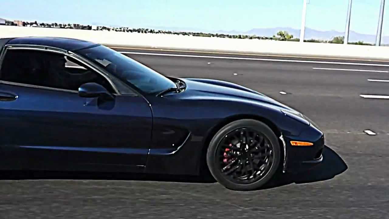 2F Performance's C5.5 Corvette spotted on the freeway - YouTube