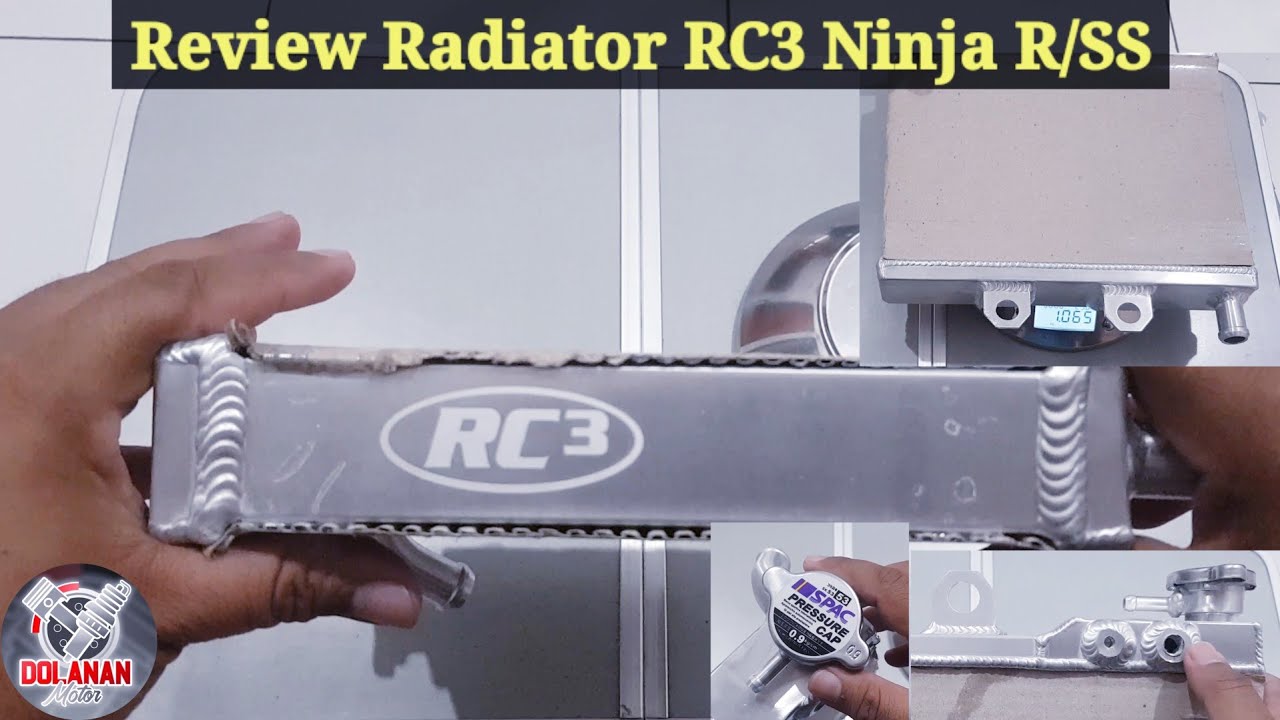 Unboxing & Review Radiator RC3 Ninja R/SS || #dolananmotor - YouTube