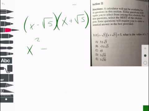 Question 28 PreCalculus CLEP study guide 2018 - YouTube