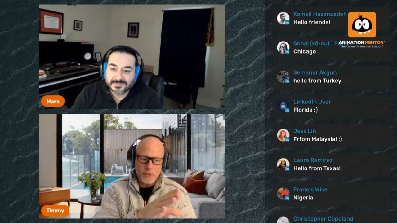 Animation Mentor Live Q&A with Tim & Mars! - YouTube