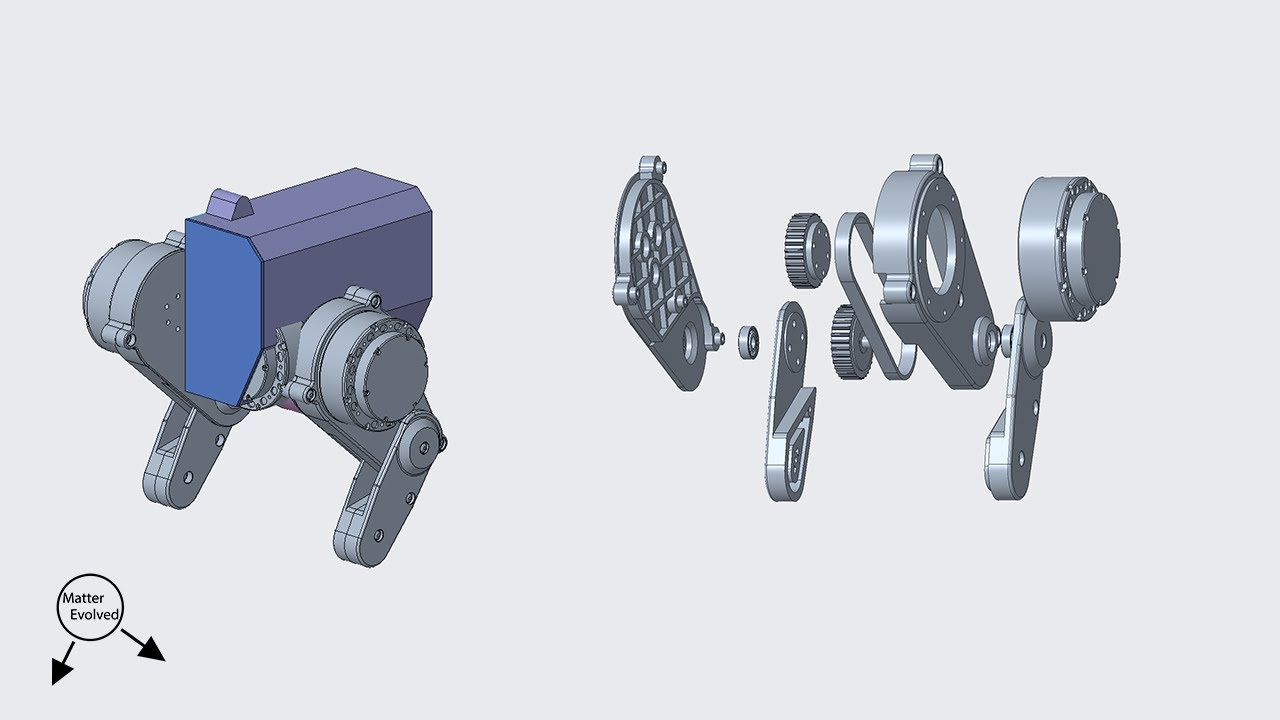 Biped Robot Leg Design Walk-through - YouTube