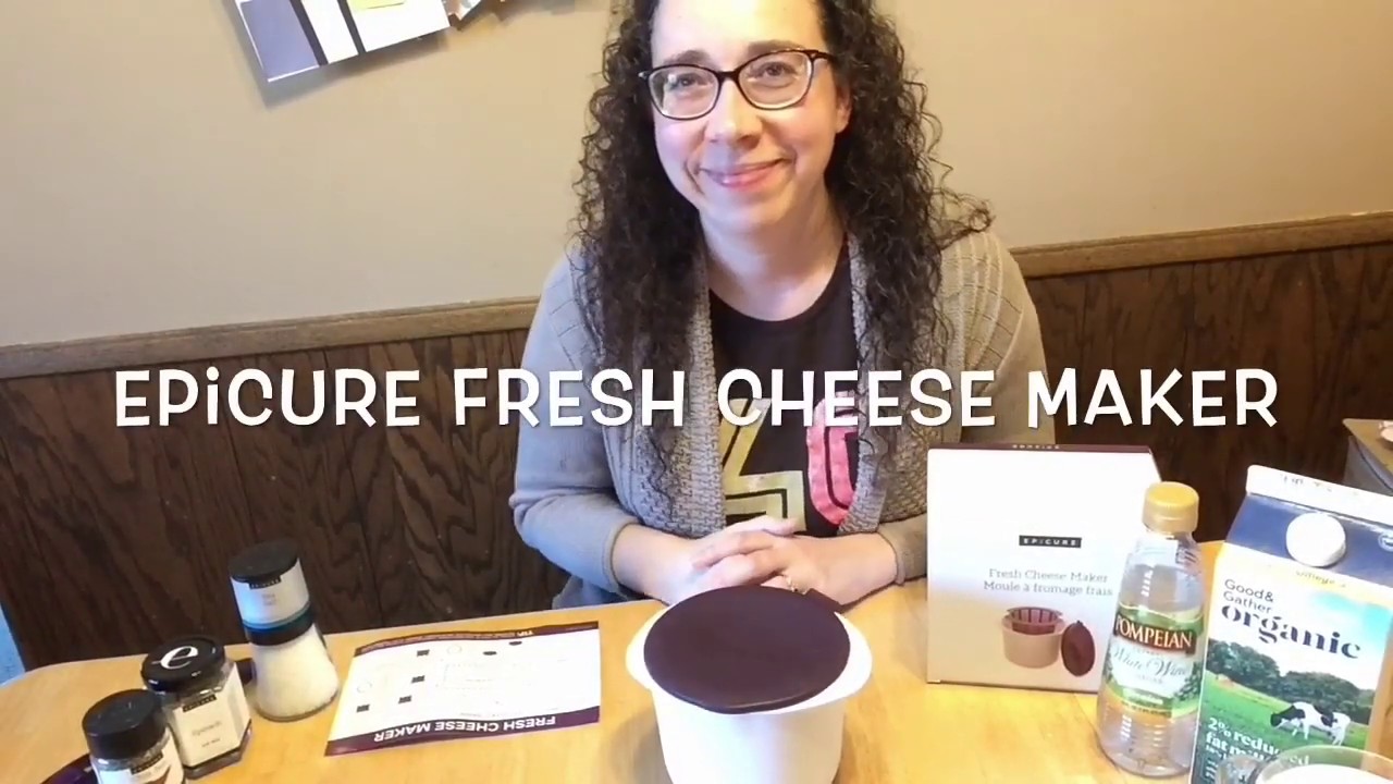 Epicure Fresh Cheese Maker - YouTube