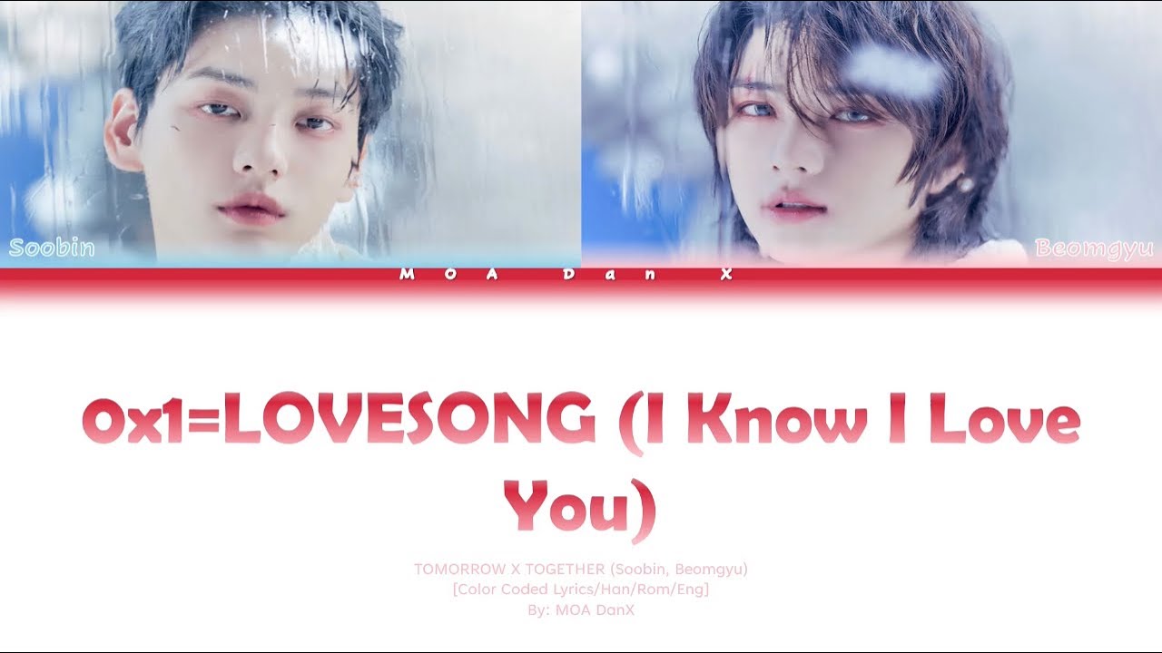 ‘0X1=LOVESONG (I Know I Love You)’ by TXT feat. Seori, All Soobin ...