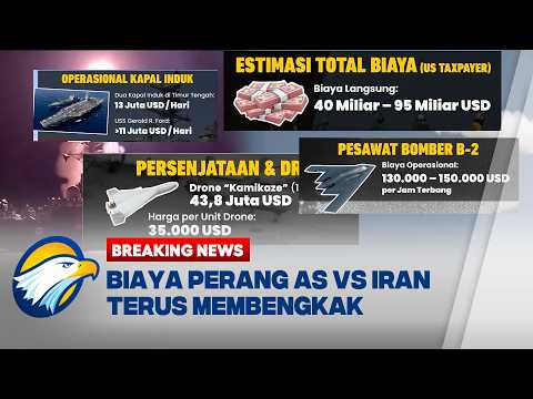 BREAKING NEWS - Biaya Perang AS Kawan Iran Terus Membengkak