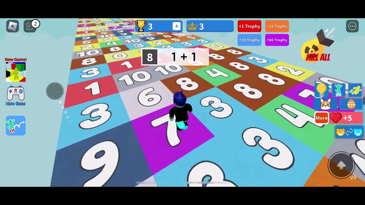 Playing math game - YouTube