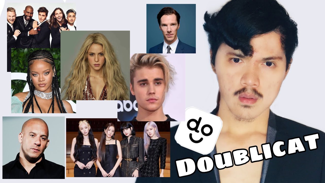 DOUBLICAT APP || Celebrities Compilation || GhabElops Vlog - YouTube