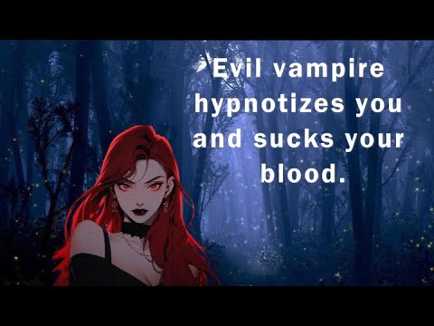 Evil vampire hypnotizes you and sucks your blood ASMR RP - YouTube
