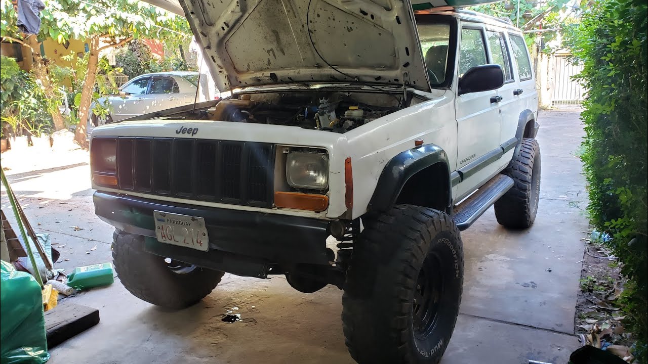 Jeep Cherokee xj turbo Diésel swap.by Villagra Performance. - YouTube