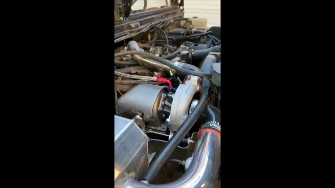 BMI 6.5 Turbo Kit Commander 6500 Installed on HMMWV - YouTube