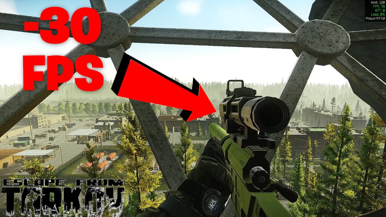 Escape From Tarkov - Why Sniper Scopes LAG and TANK Your FPS In Raid ...