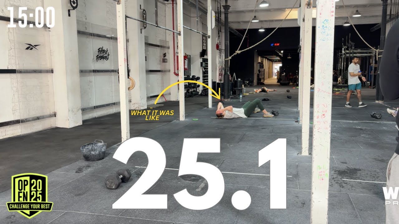 CrossFit Open 25.1 Attempt – Strategy, Mistakes & Lessons Learned - YouTube
