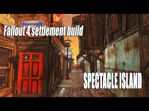 Fallout 4 Spectacle Island settlement build - YouTube