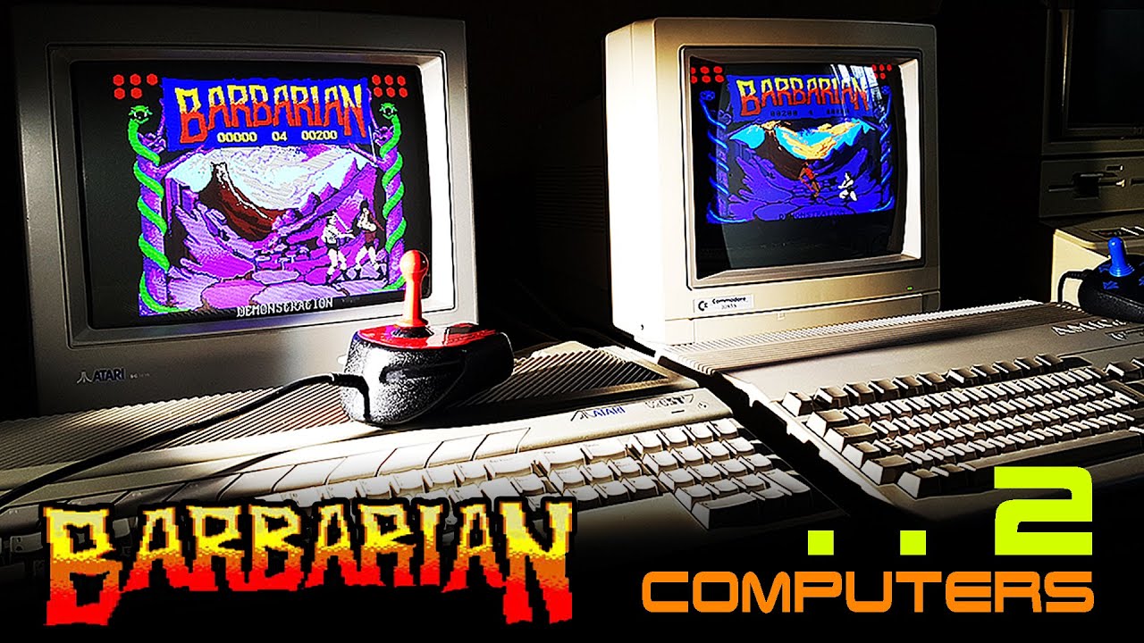 Running Barbarian on 2 Computers At Once: Amiga, Atari ST | Retro ...