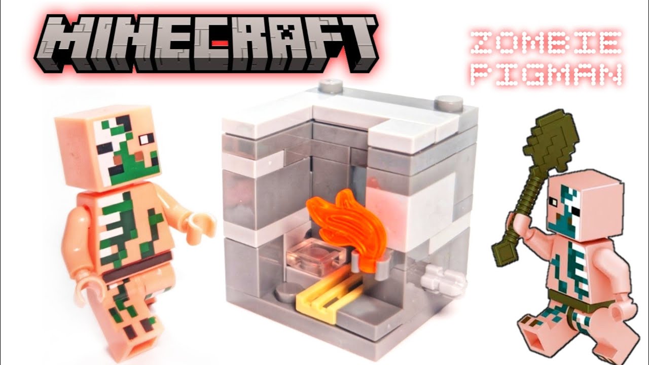 Lego Minecraft | Zombie Pigman | Unofficial Lego Minigures - YouTube