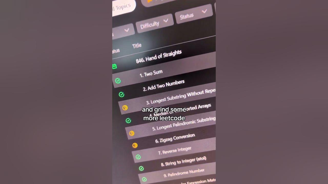 who needs a girl when you have leetcode #programming #coding #tech - YouTube