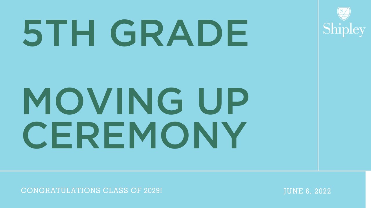 2022 Grade 5 Moving Up Ceremony - YouTube