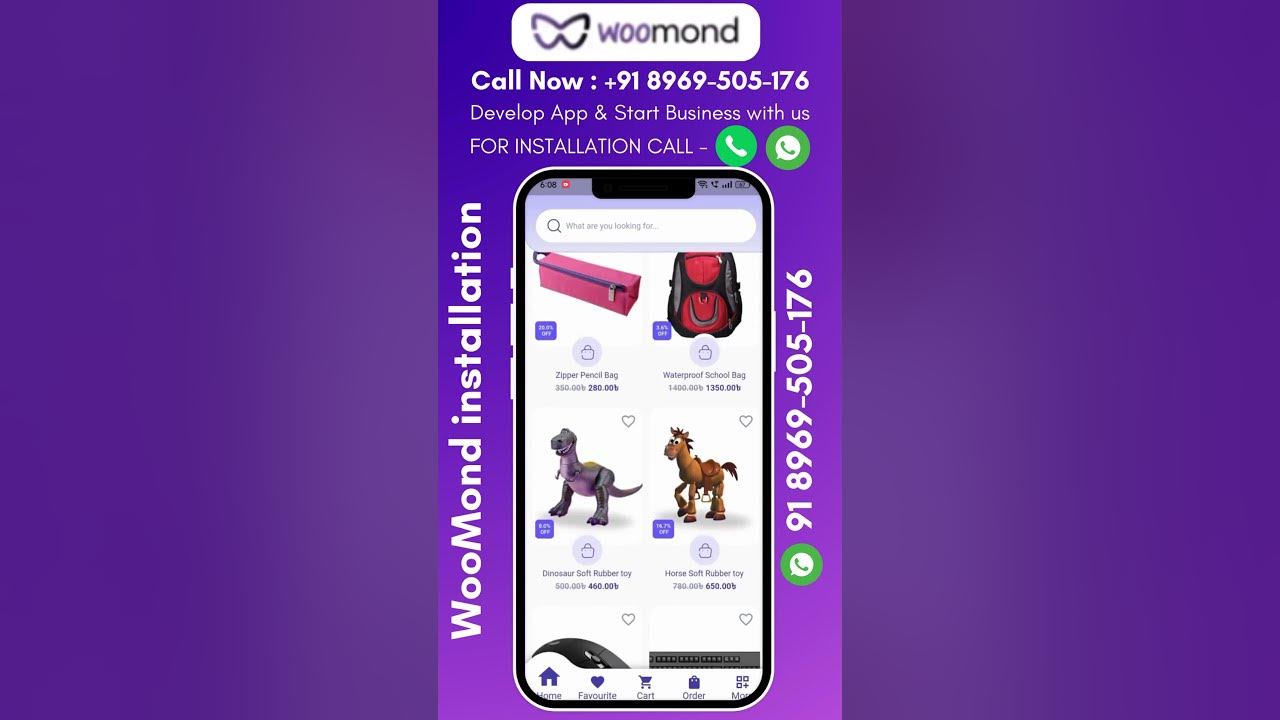 WooMond WooCommerce Flutter || eCommerce Mobile App | #WooMond Installation woomond shoping app ...