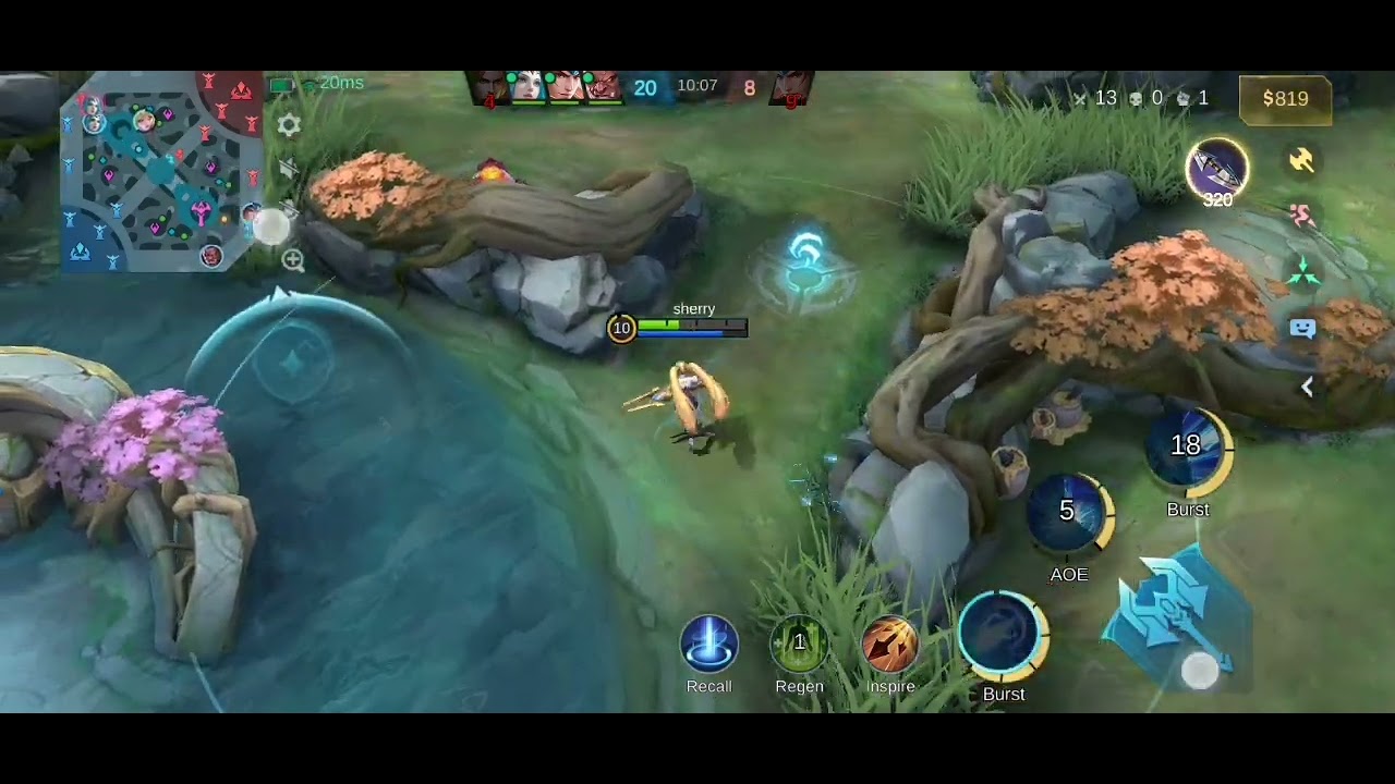 im back playing ML (mobile Legend) Lyla - YouTube