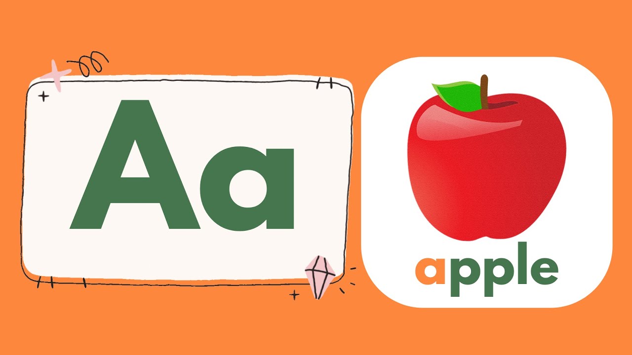 ALPHABET FOR KIDS | LEARN ABC LETTERS -WITH TWO WORDS FOR EACH LETTER ...