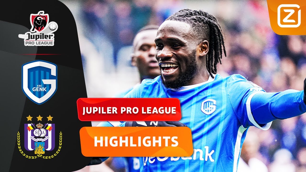 HET REGENT DOELPUNTEN IN BELGIË! ☔🤩 | Genk vs Anderlecht | Jupiler Pro ...