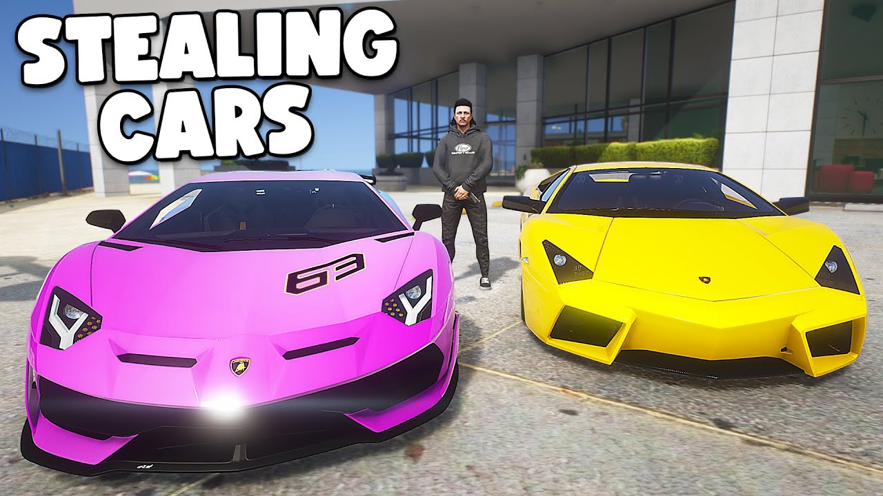 Robbing Lamborghini Dealership in GTA RP.. - YouTube