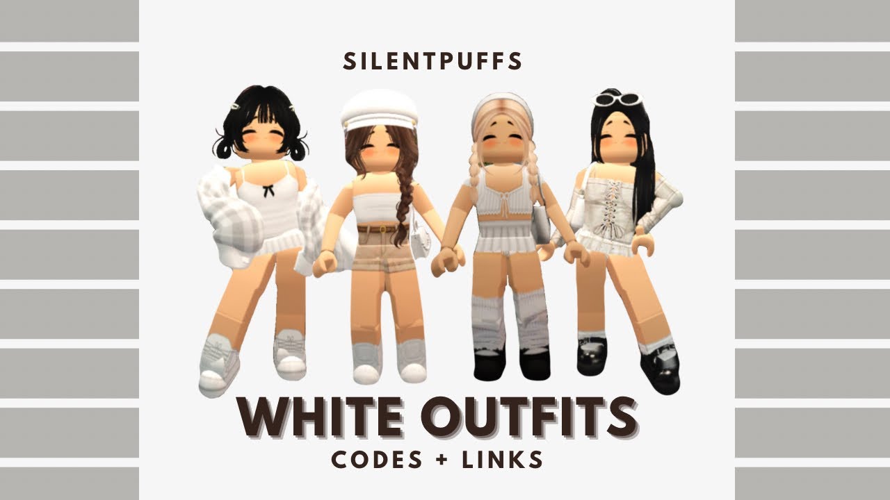 10 WHITE ROBLOX OUTFITS WITH CODES FOR BLOXBURG, BERRY AVENUE ...