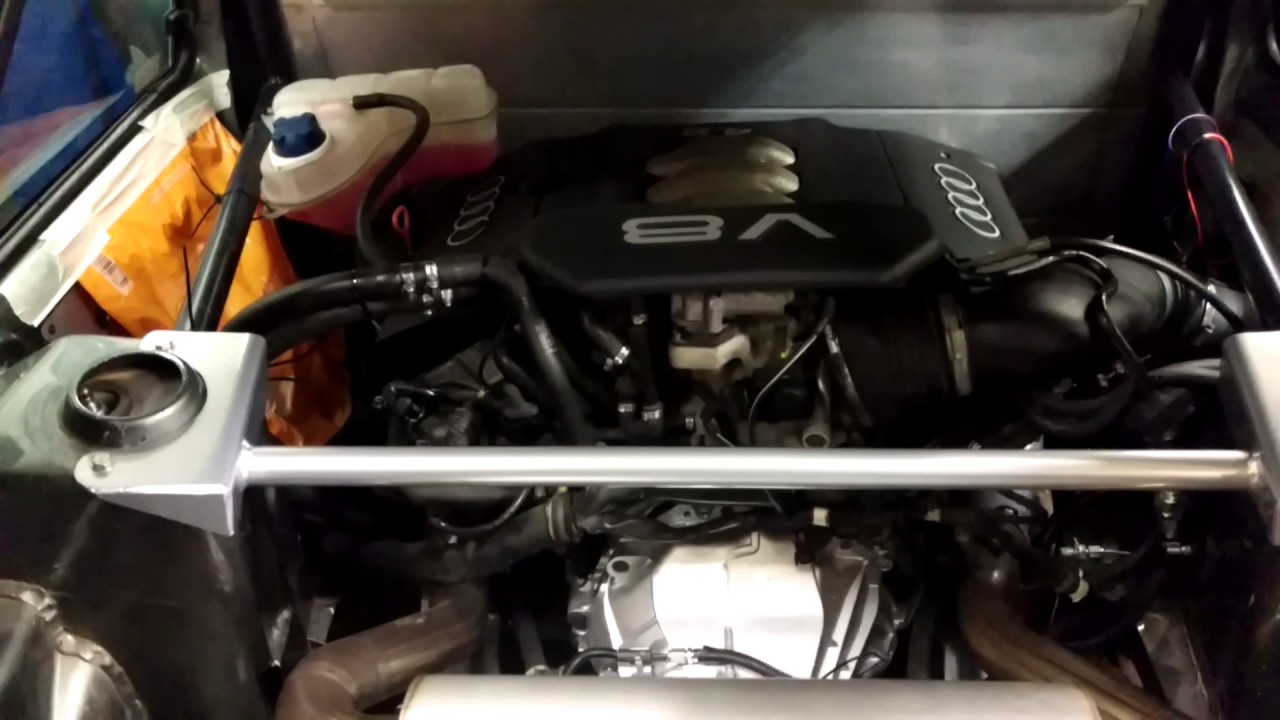 Renault 5 GT Turbo with 4.2L Audi V8 engine, RWD - YouTube